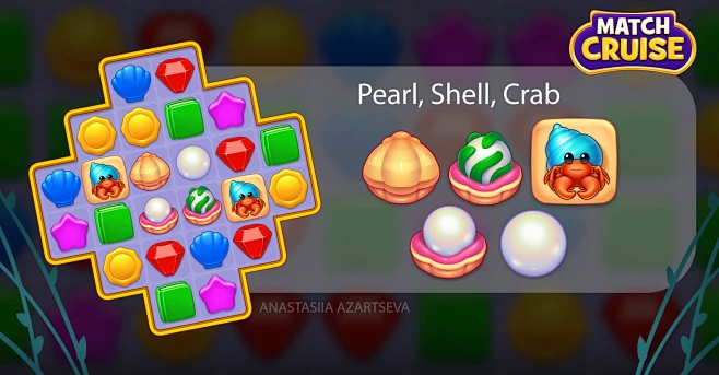 Match Cruise Match-3图片_B-游戏图标图片素材-花瓣网
