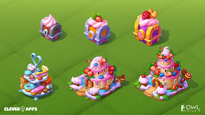 Merge Game - Objects & Props - Part 9-花瓣网