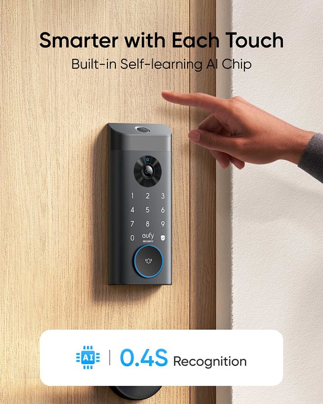eufy Security Video Smart Lock E330 Pack with Indoor Chime - Amazon.com
