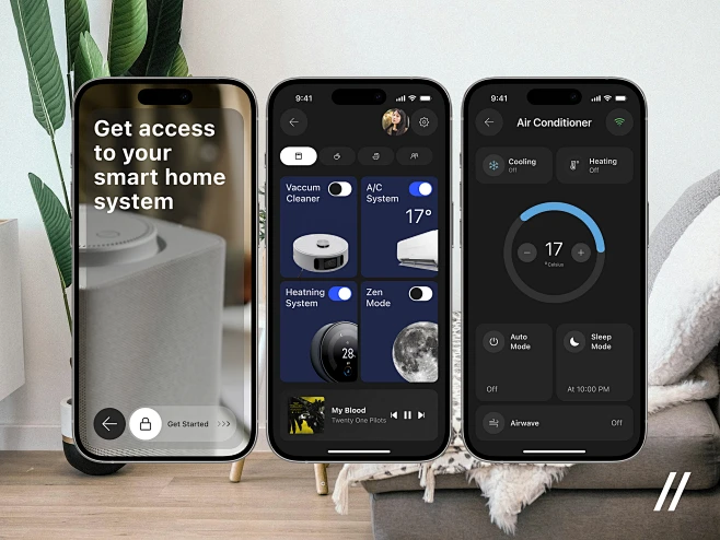 Smart Home Management App Design Concept by Purrweb UI/UX Agency on ...