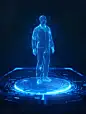 23@47-zhangyunqian1111_holographic_virtual_human_avatar_standing_on_c ...