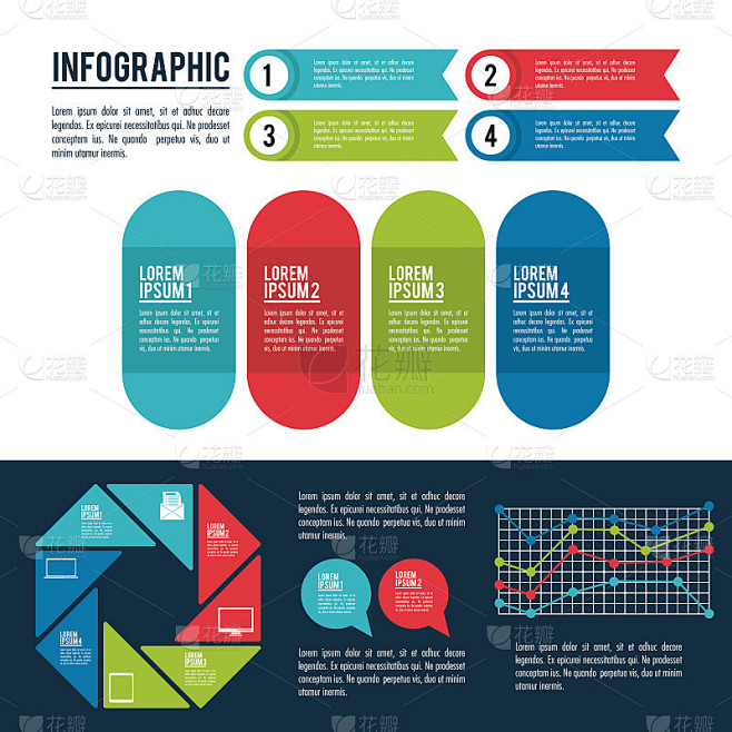 infographic styles and organization