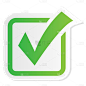 ICON-矢量打勾图标15