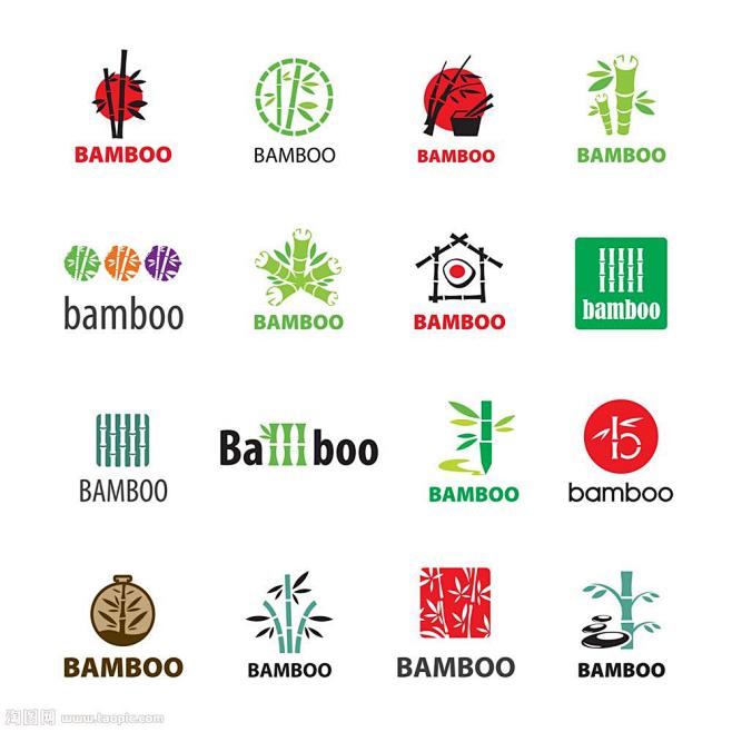 创意竹子logo设计矢量图片(图片ID:665351)_-logo设计-标志图标-矢量素材_ 淘图网 taopic.com