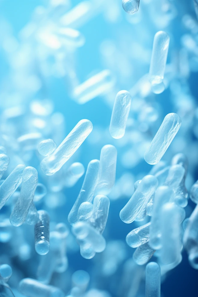 geomyidae_Probiotics_electron_microscope_photography_light_blue ...