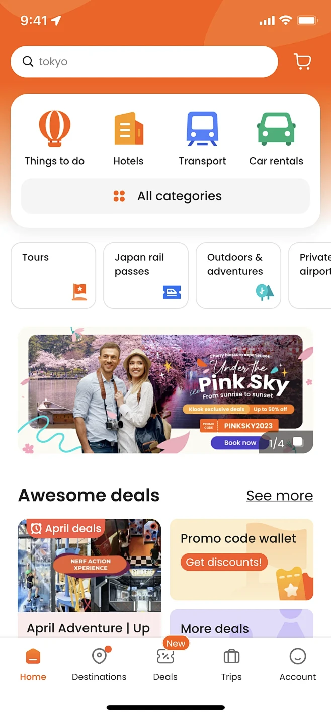 Klook iOS 12-花瓣网