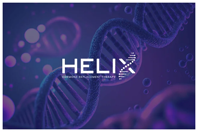 DNA LOGO helix logo medical logo Health Logo brand logo brand identity ...