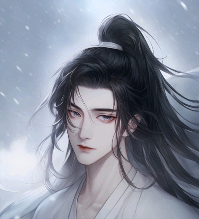 古风二次元美男子，古风头像，男生头像