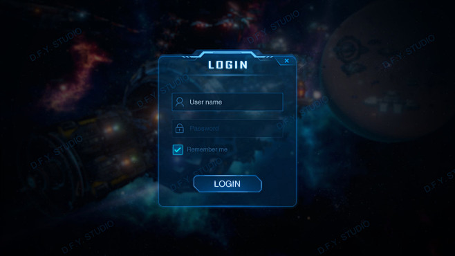SCI-FI UI pack+psd | 2D 图标 | Unity Asset Store