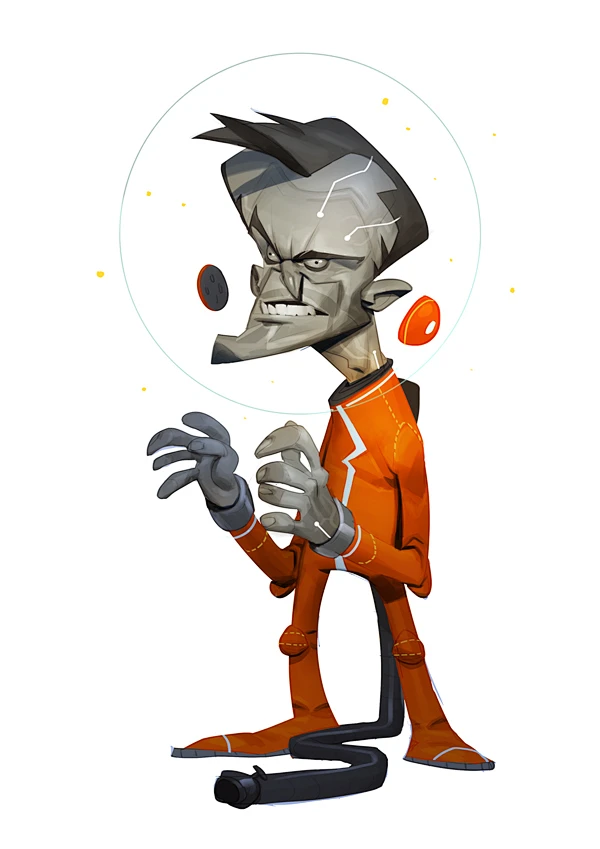 Space dude by MaxGrecke on DeviantArt-花瓣网