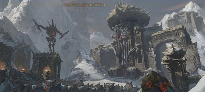 Personal project.1 欧式奇幻-花瓣网