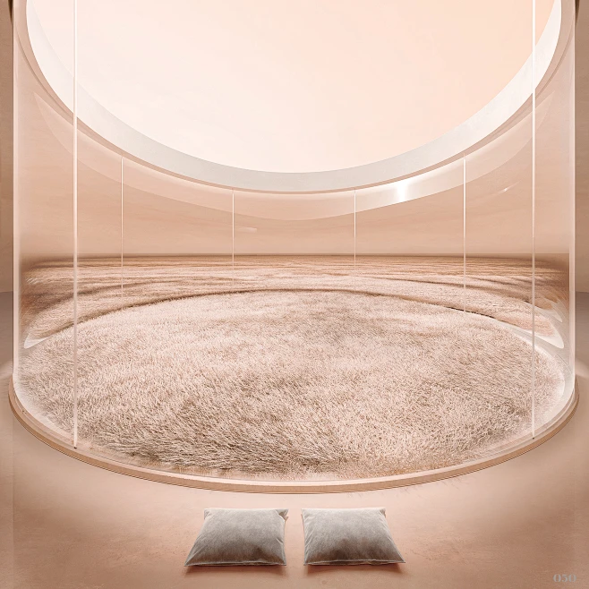 C4D场景渲染参考 3S c4d 产品渲染 场景搭建参考 场景构图 几何场景 三维场景灵感参考-花瓣网