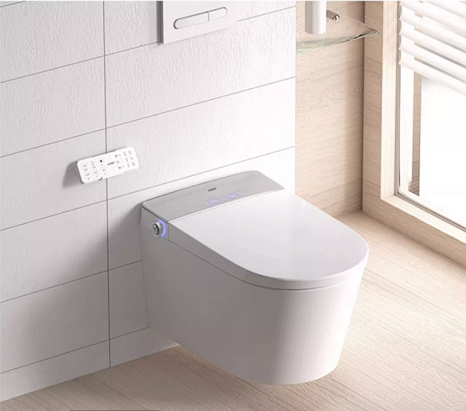 AXENT恩仕 P5系列智能壁挂式马桶悬浮家用墙排挂墙自动冲水坐便器-tmall.com天猫