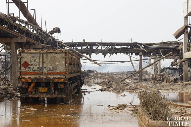 Take a closer look at the core area of the Xiangshui chemical plant ...