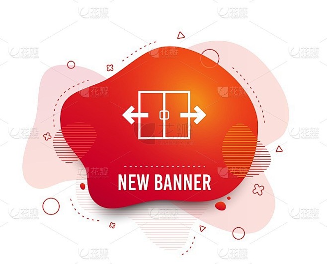 Automatic door sign icon. Auto open symbol. Vector