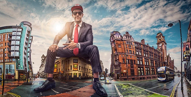 Mo Muscles - On top of the scene ! : Photoshop Composite for Mo Ismail ...