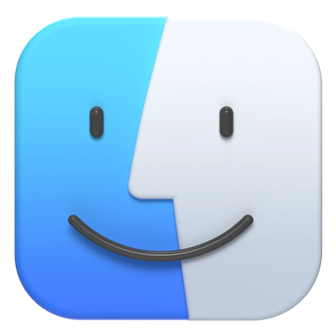 3d-mac-os-finder-logo-花瓣网