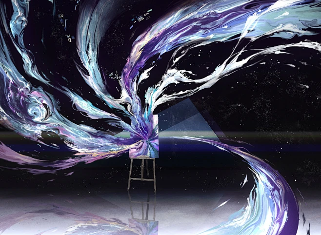 永夜之国的画家_狩野千浤__插画师作品_涂鸦王国gracg.com-花瓣网