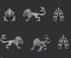 zb雕刻-花瓣网|陪你做生活的设计师 | b雕刻，boss,zbrush雕刻，雕塑，羽毛雕刻...-原创角色出售-微元素 - Element3ds.com!