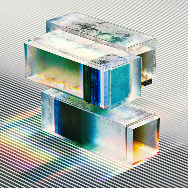 caustics dispersion glass gradient plastic soft-3