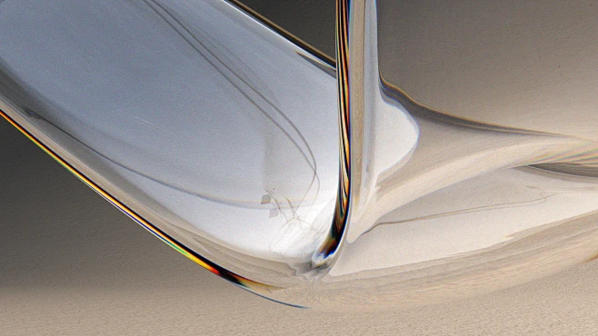 abstract agency brand clean design glass Keyvisual reflection (4)-花瓣网