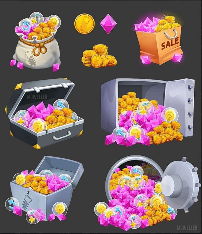 Shop offer bundles icons game ui; Opens a new tab