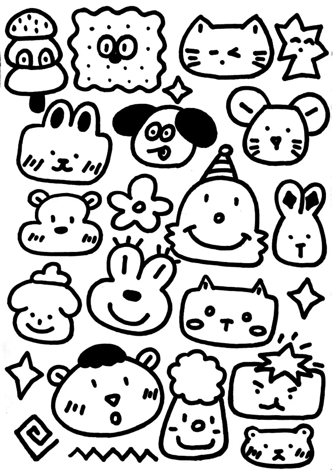 画个简笔画-花瓣网