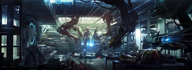 Avengers Tower - Interior-花瓣网