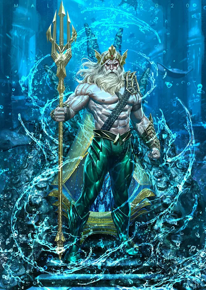 Dc Comics Art, Batman Comics, Aquaman, Poseidon Greek Mythology, Comic ...