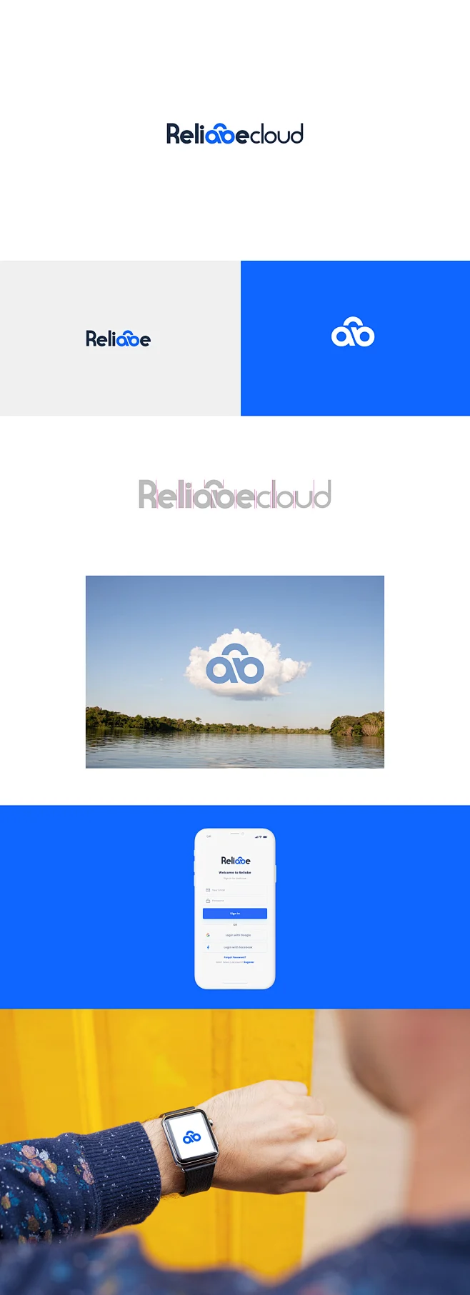 Cloud Logo 项目 | Behance 上的照片、视频、徽标、插图和品牌-花瓣网