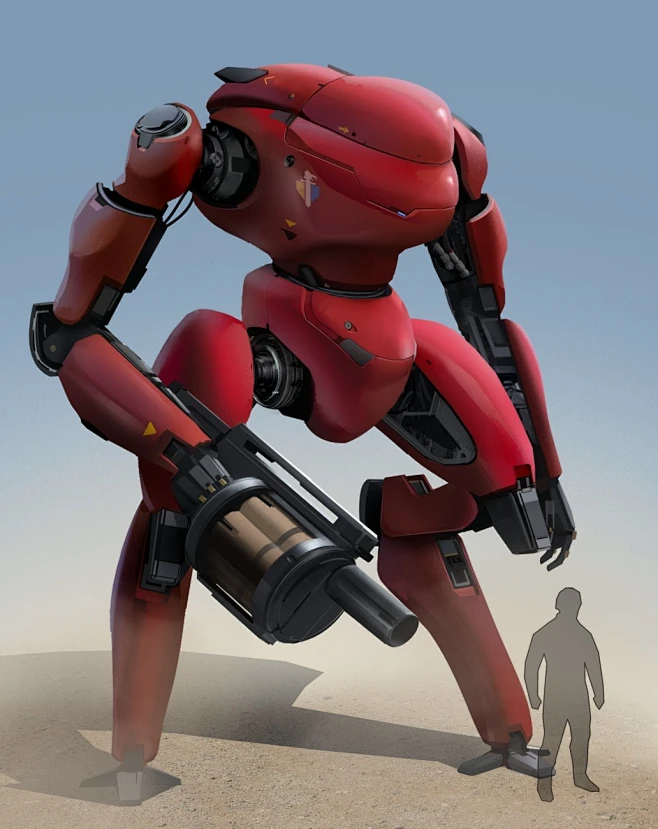 Red Mech, Timo Kujansuu : Mechs are already a bit silly so why not ...