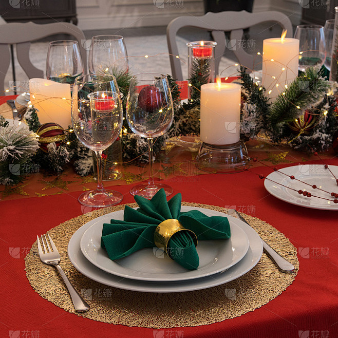 圣诞装饰桌子