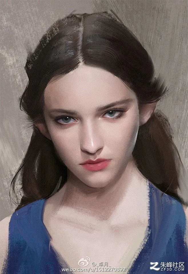 最美CG女头像都在这了_CG作品_朱峰社区3D新闻图片_cg人物图片素材-花瓣网