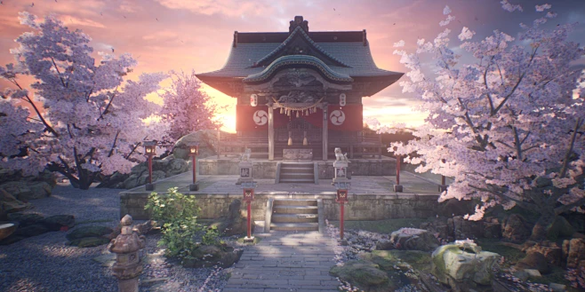 Sakura, Maria Yue : My personal lighting project Inspired by the song 虹 ...