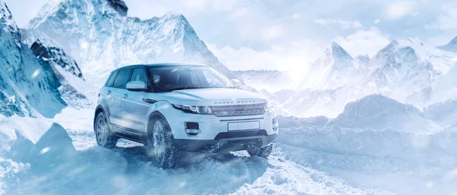 Winter Range Rover-花瓣网
