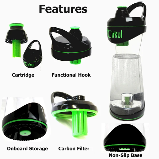 Cirkul Bottle: Flavor on the Fly : Cirkul is the only filter and flavor ...
