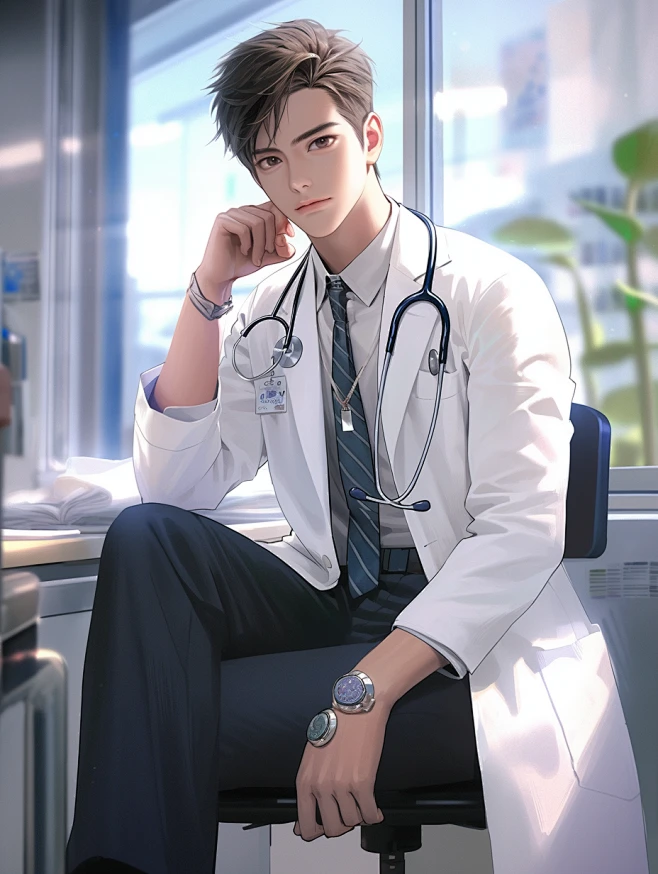 midjourney_daizizi_A_handsome_and_handsome_20_year_old_young_man_white ...