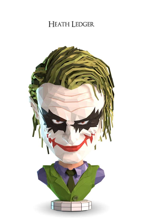 Low Poly Celebrities : 7 low polygon caricatures of famous actors from ...
