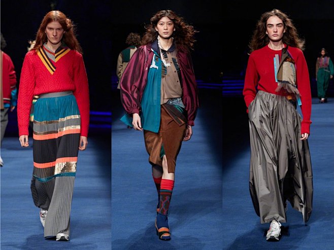 Kolor FW 2021 秋冬男装周 各种拼接，撞色