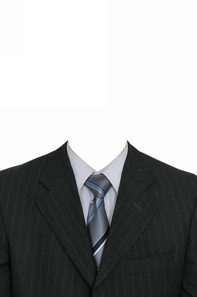 男西装证件照免扣素材