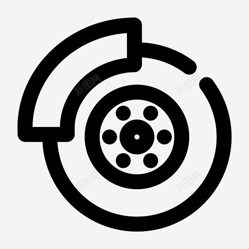 刹车汽车刹车盘图标 设计图片 免费下载 页面网页 平面电商 创意素材