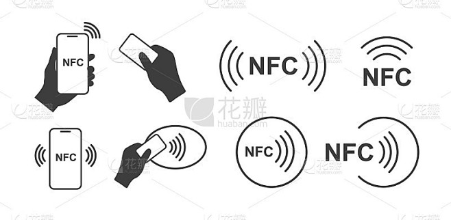 Nfc图标集。