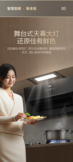 油烟机特效图-花瓣网|陪你做生活的设计师 | 油烟机燃气灶场景渲染图