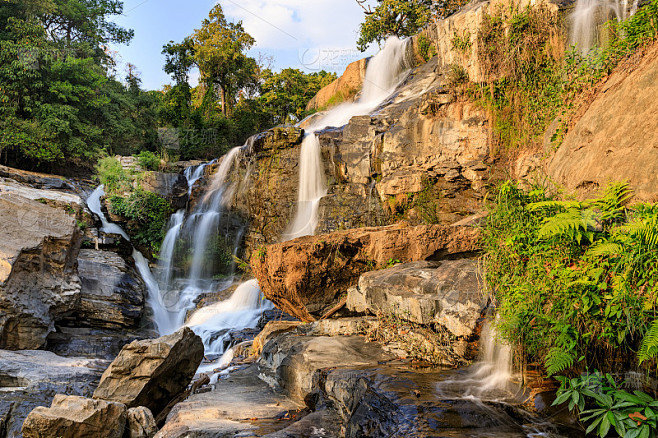 Mae Waterfall, Doi inton国家公园，清迈，泰国