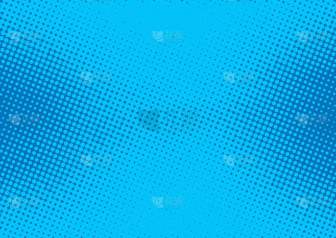Fun blue pop art background in retro comic style w