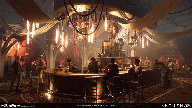 Anthem: Bar, Ben McGrath : I was responsible for lighting this level ...
