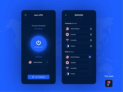 Aero VPN android app mobile app development mobile apps application app design vpn app vpn ...