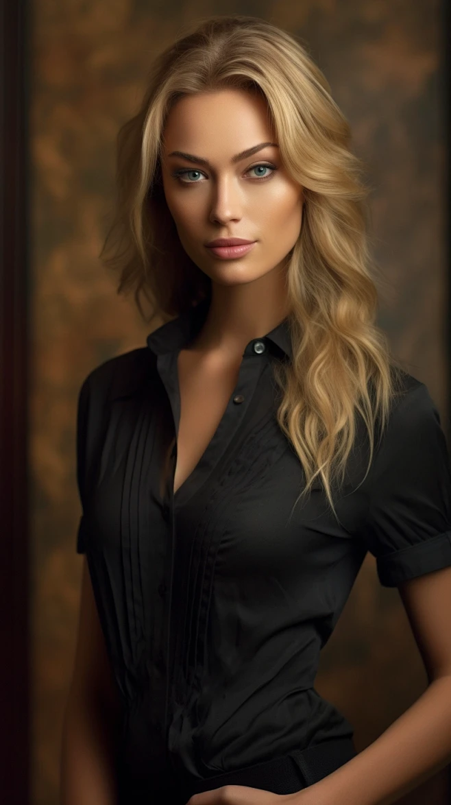 professional photograph portrait of an attractive beautiful Hungarian ...