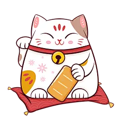 cat 卡通招财猫PNG素材日本招财猫图片-花瓣网