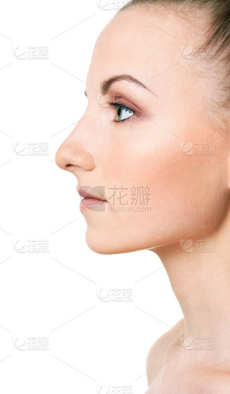 侧面像,女人,垂直画幅,美,彩妆,美人,纯净,健康,化妆用品,干净